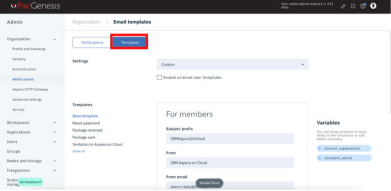 Aspera On Cloud: Branding Your Organization with Profile Setup & Customization Basics - PacGenesis